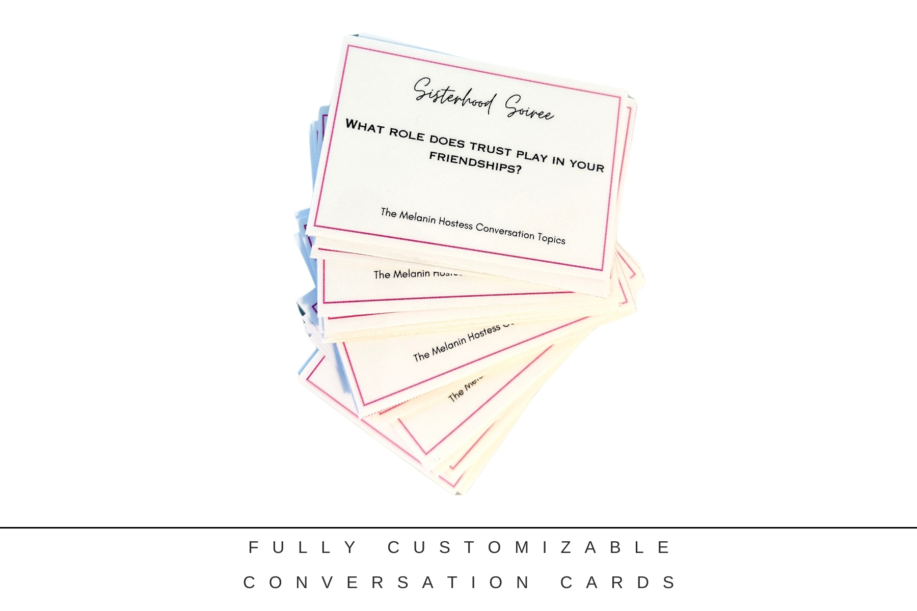 Customizable Conversation Cards - Adrienne M Nixon